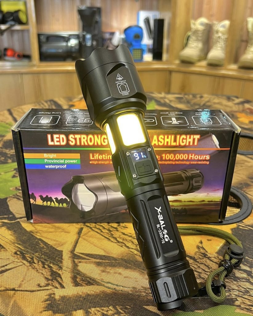 1KM RANGE Super Powerful Multi Functional Torch - KZ GEAR